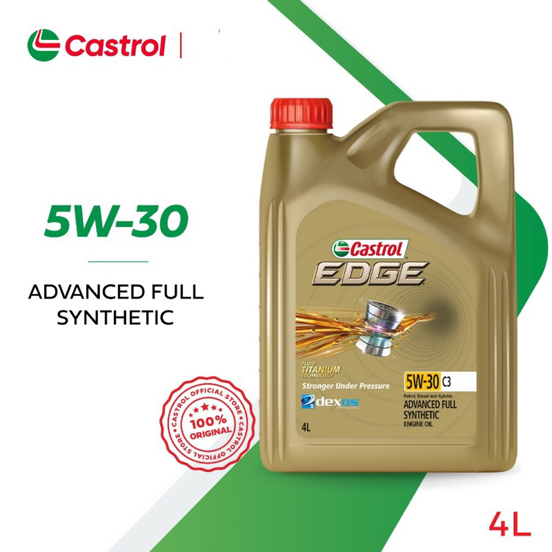 Castrol EDGE 5W-30 C3 Engine Oil for Petrol and Diesel Cars (4L ...