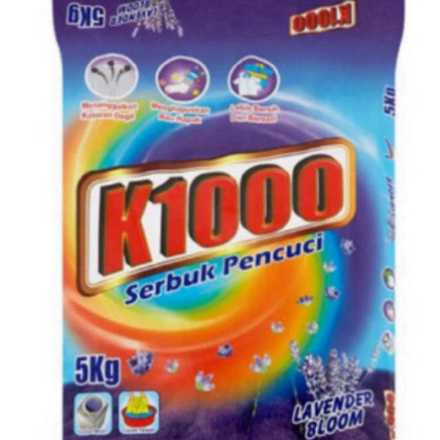 K1000 Detergent Powder 5kg | Shopee Malaysia