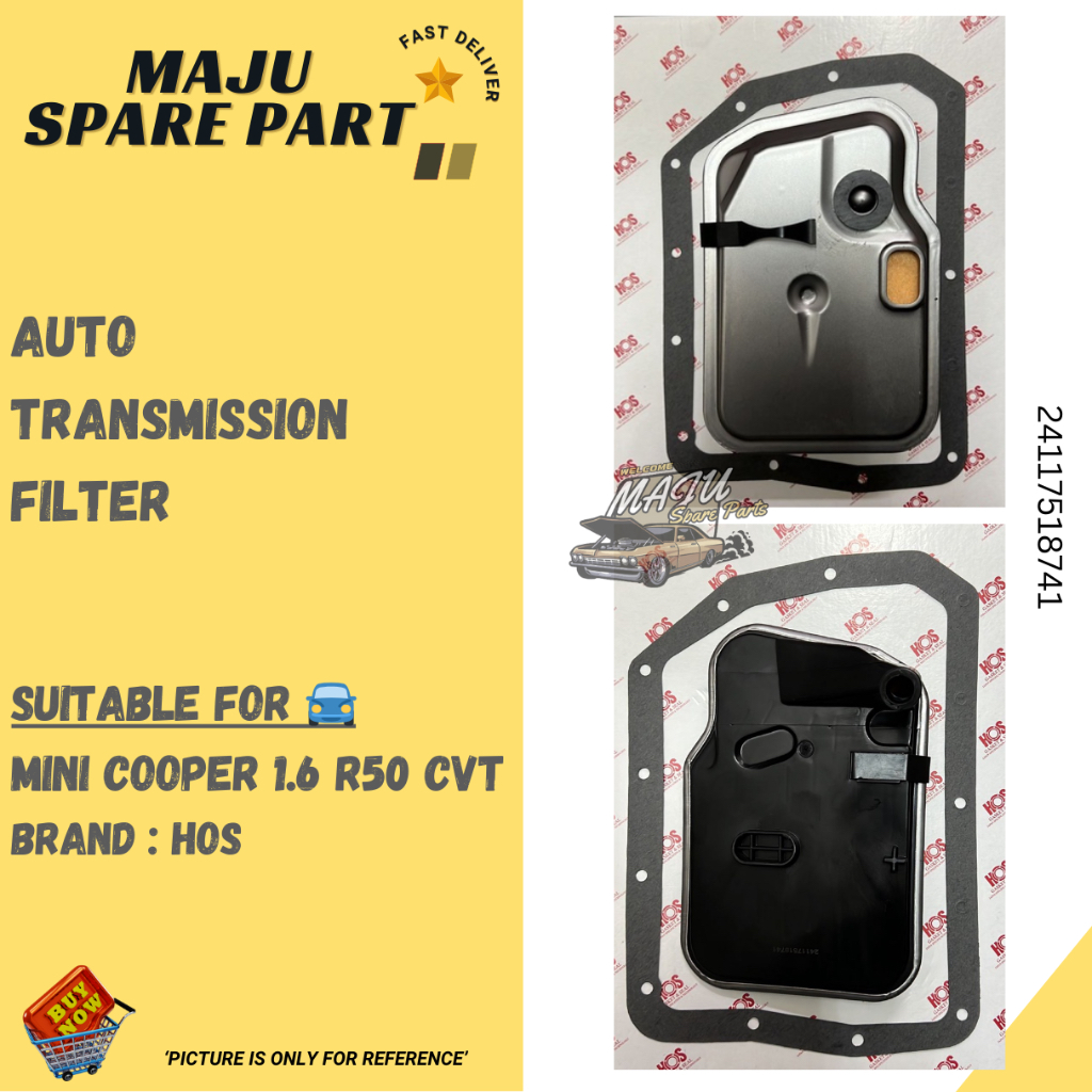 MSP MINI COOPER 1.6 R50 CVT AUTOMATIC TRANSMISSION FILTER SET / AUTO ...