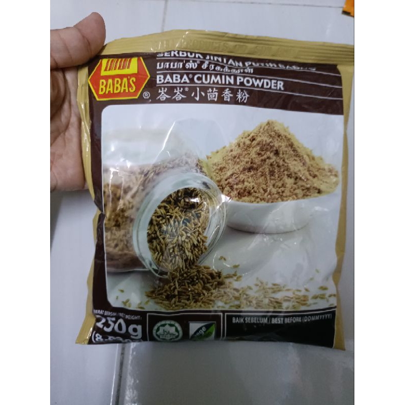 Babas cumin powder 250g | Shopee Malaysia