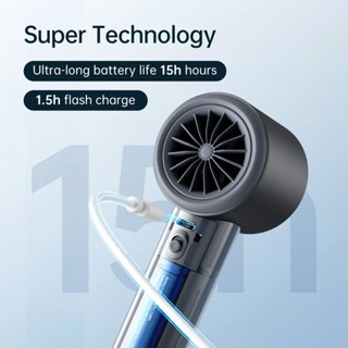 JISULIFE HandHeld Fan Pro 1 Turbo Mini Fan FA53 ABS 3600mah (1 year ...