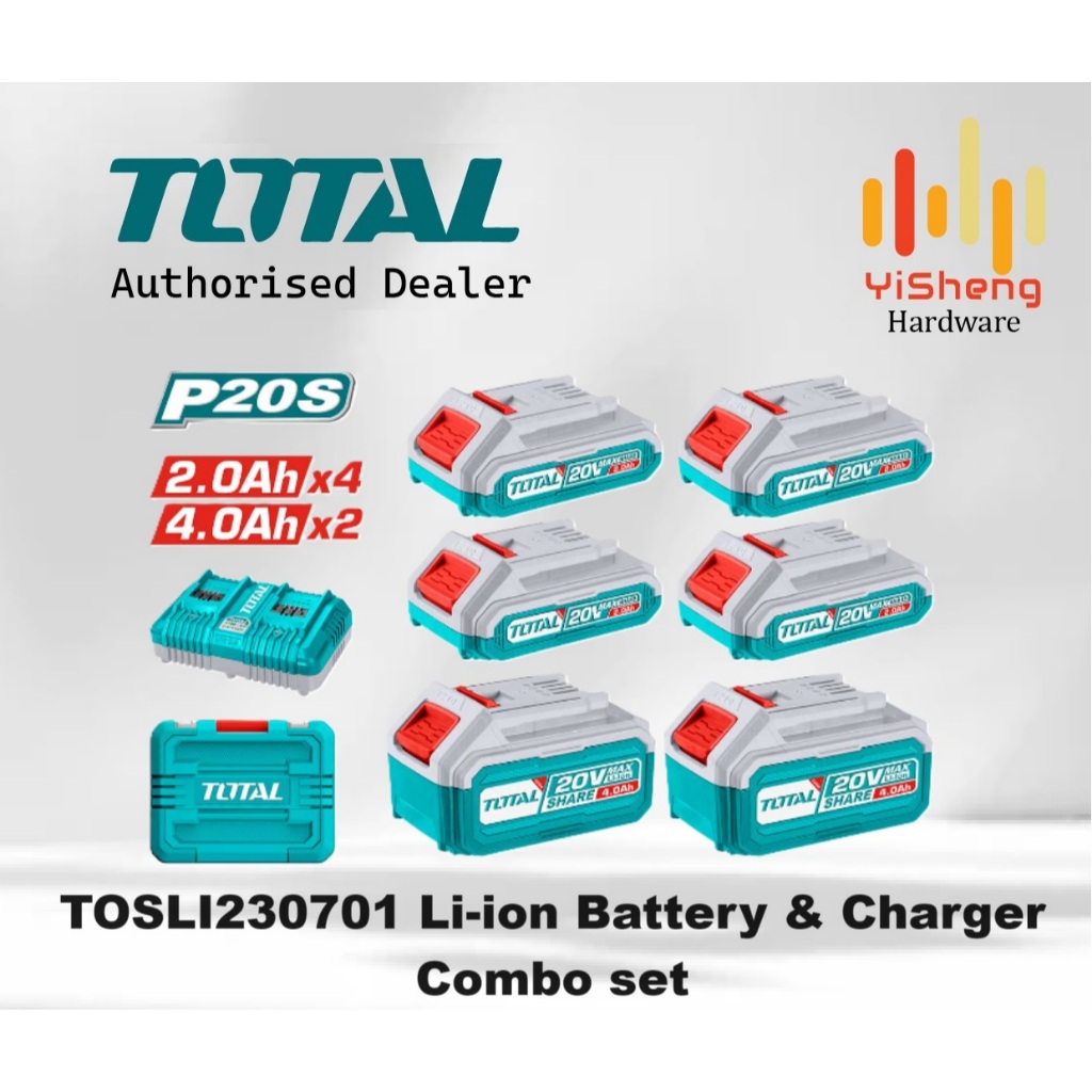 Total 20v Li-ion Battery Pack ( TFBLI20011 / TFBLI2002 / TFBLI2053 ...