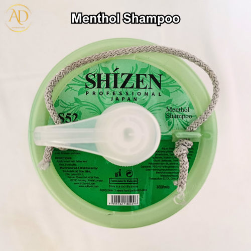 SHIZEN Menthol Shampoo (3000ML) （Green） | Shopee Malaysia