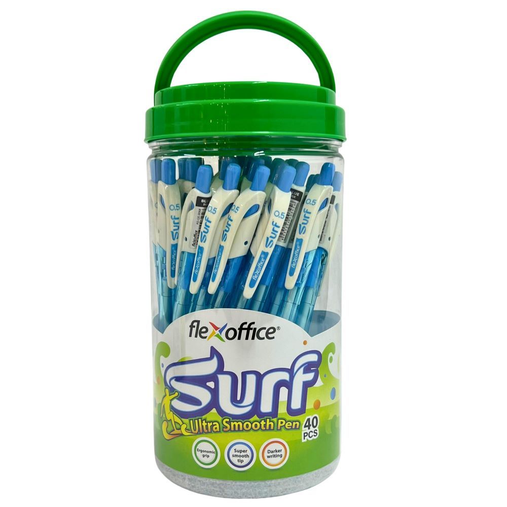 FLEXOFFICE T1 GEL PEN/START UP BALL PEN/SURF BALL PEN | Shopee Malaysia