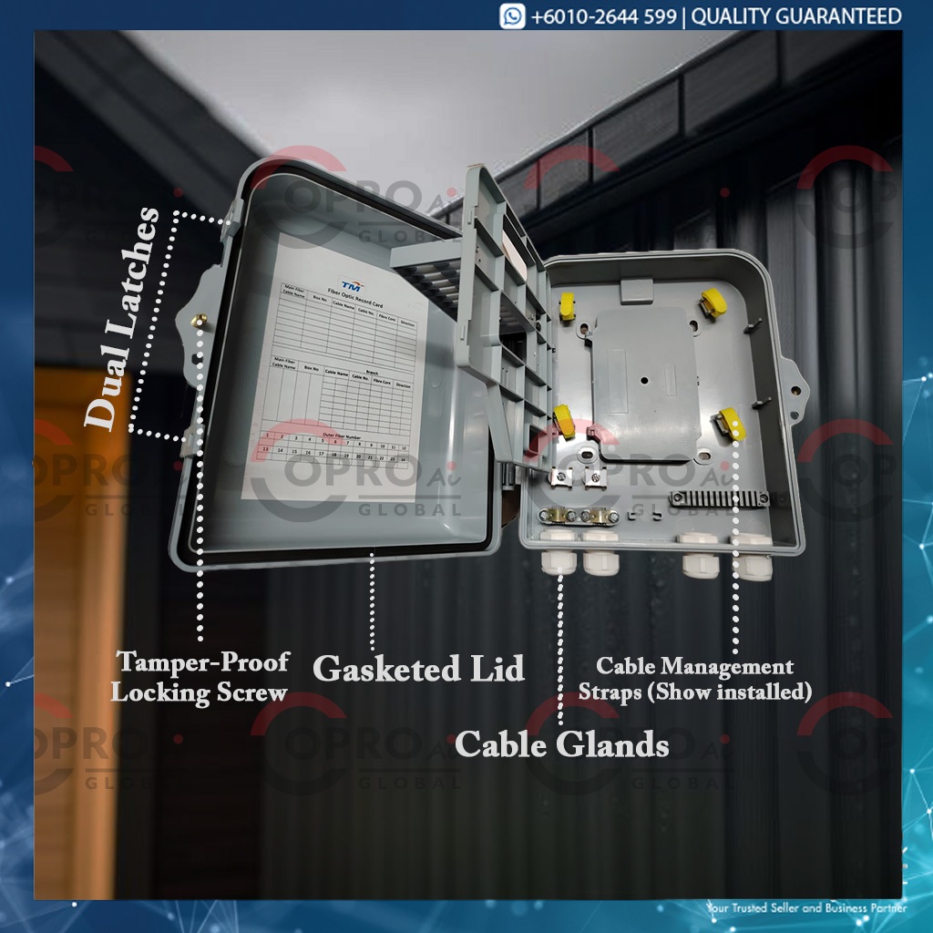 24 Port Fiber Optic FTTH Termination Box (FTB) / Distribution Box ...