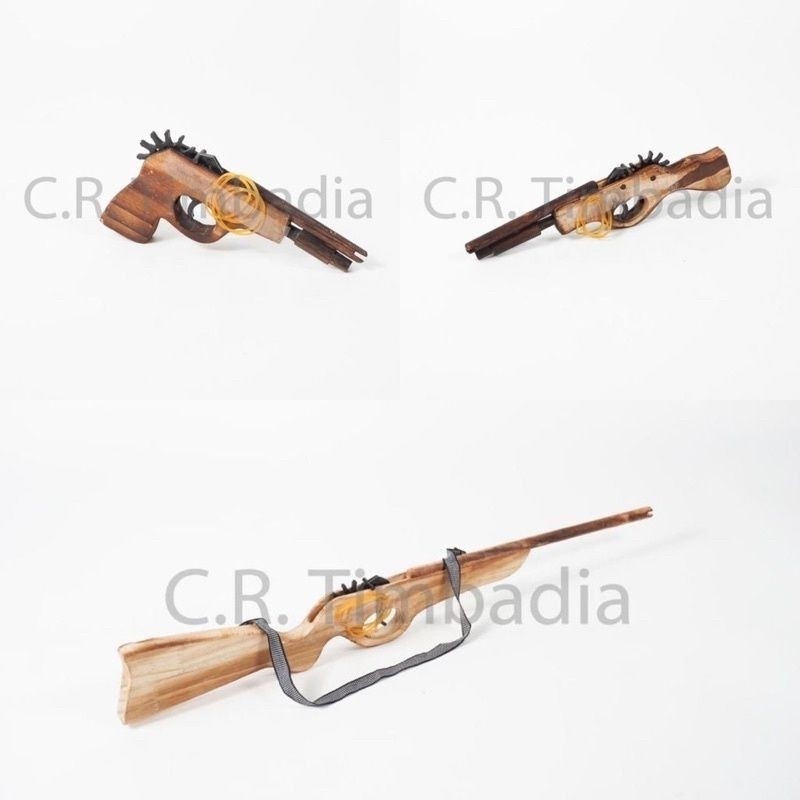 Mainan Pistol Kayu untuk Menembak Cicak / Kids Toys | Shopee Malaysia