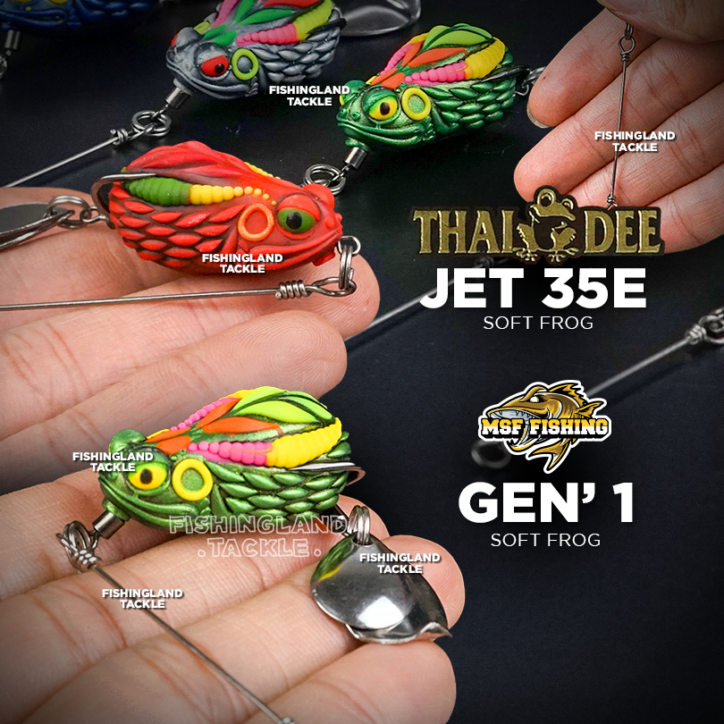 MSF Gen 1 & Thai Dee Jet 35E Soft Frog | 3.5cm 10g | Umpan Tiruan Katak ...