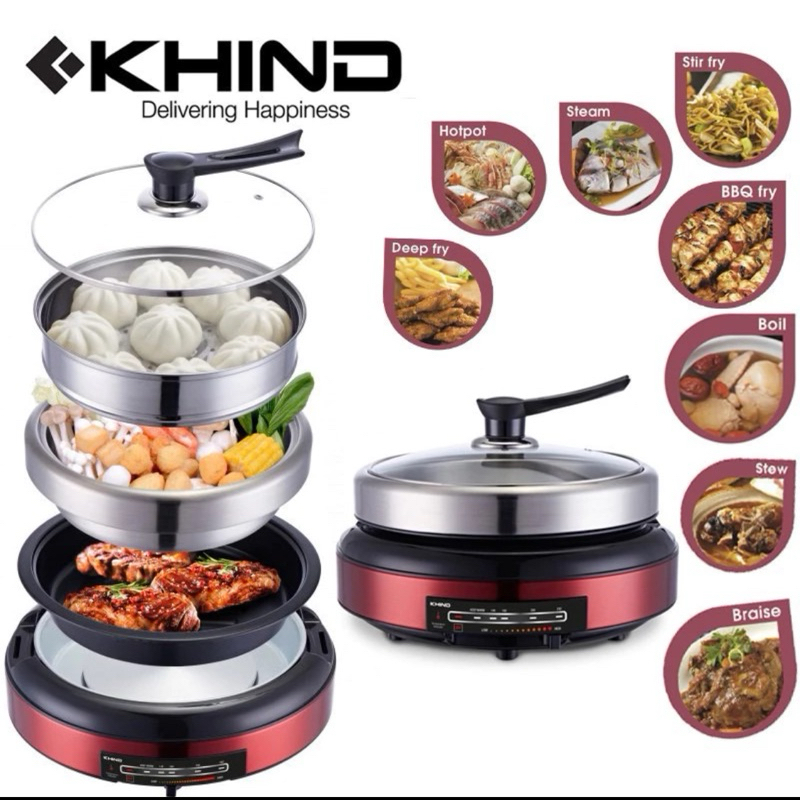 KHIND Electric Multi Cooker MC388 💯 | Shopee Malaysia