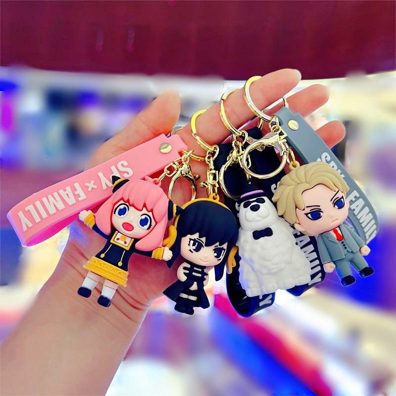 Anime Manga Spy x Family Keychain Keyring Loid Forger Twilight Anya Yor ...