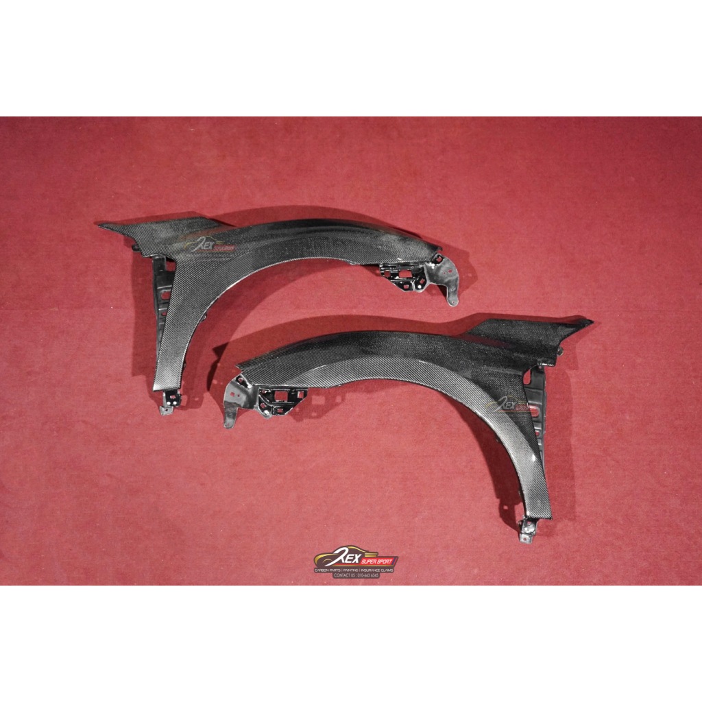 Honda FK8 Type R Wide Body Fender Real Forged / Carbon Fiber One Pair ...