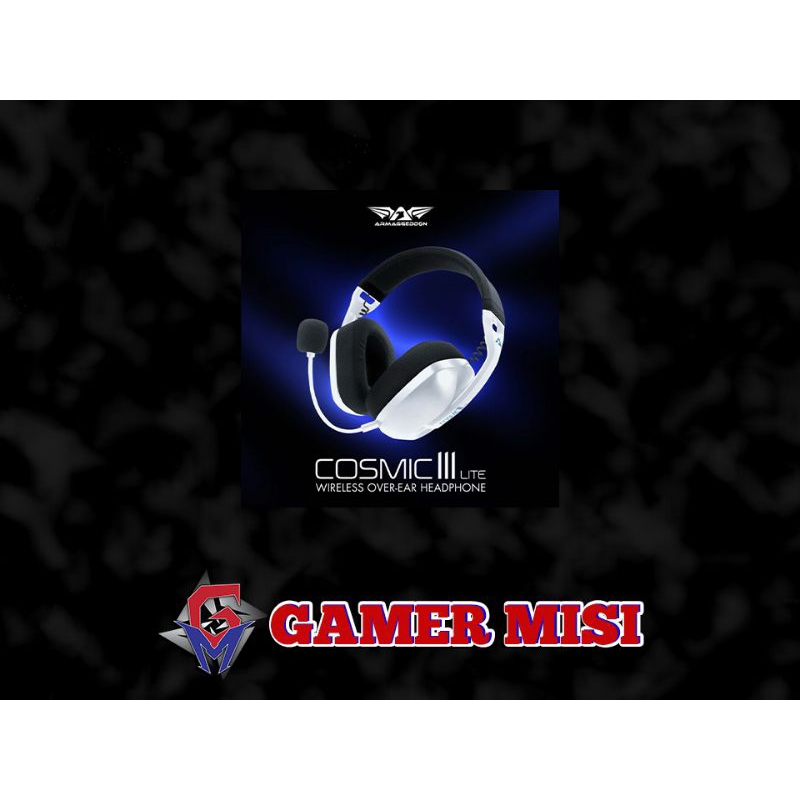 ARMAGGEDDON COSMIC III LITE COLOR BLACK WIRELESS GAMING HEADSET (PS5 ...