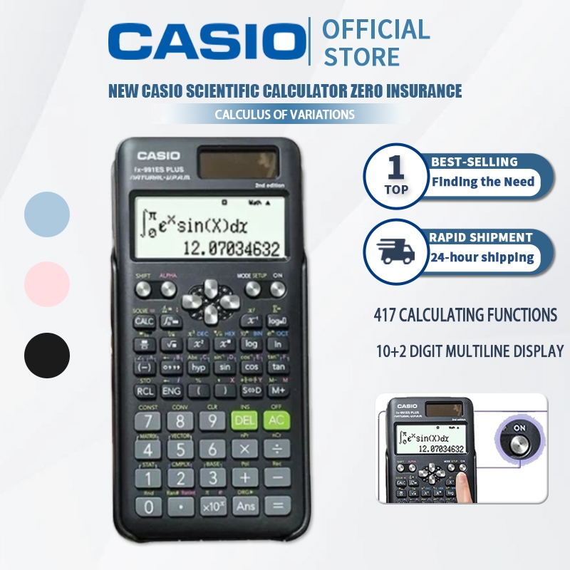 Scientific Calculator CASIO Fx-991ES plus Solar portable rechargeable ...