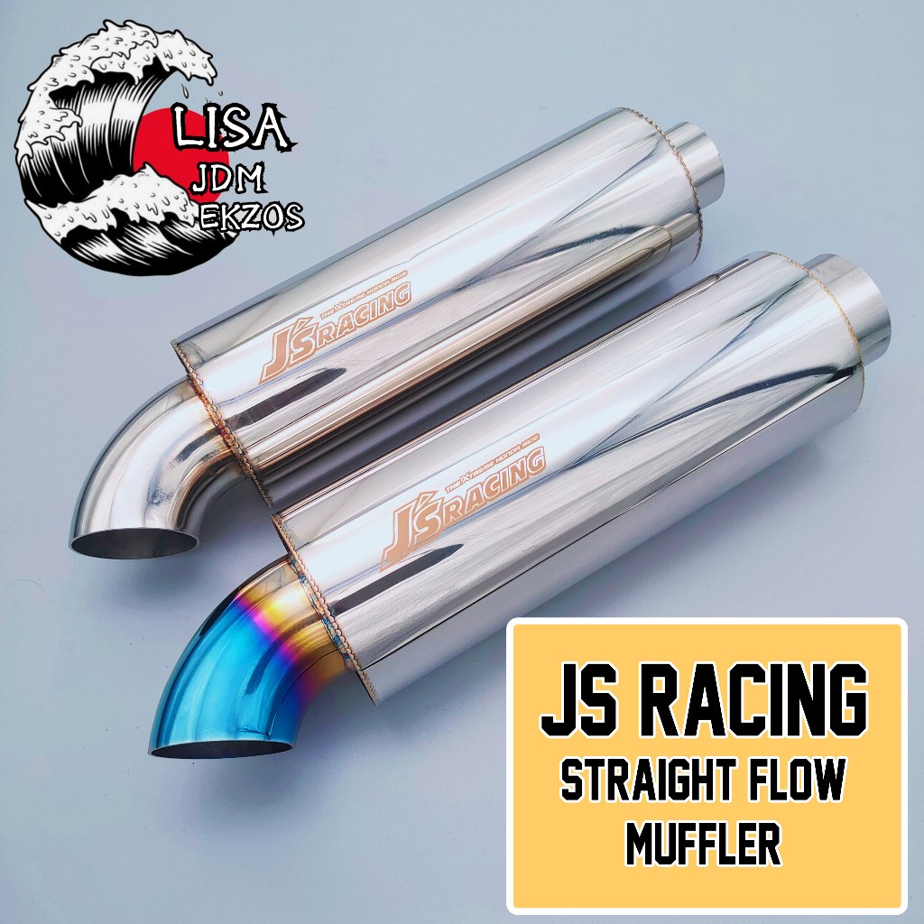 JS RACING Blue Titanium JS Racing [Muffler Exhaust 100% Original][# ...
