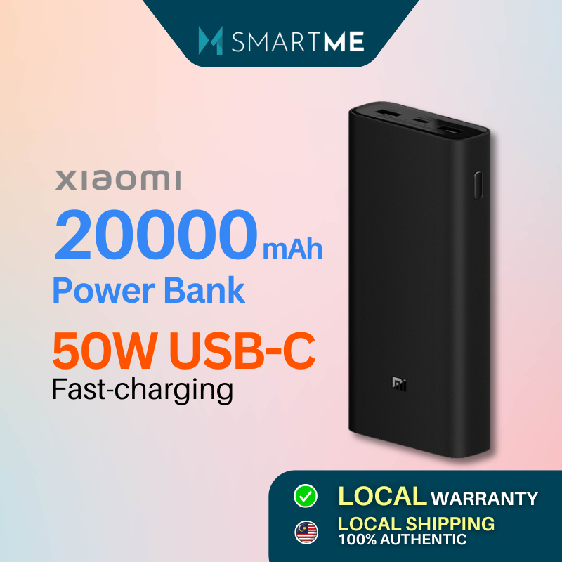 Xiaomi 50W 20000mAh Power Bank USB-C Fast Charging Powerbank | Shopee Malaysia