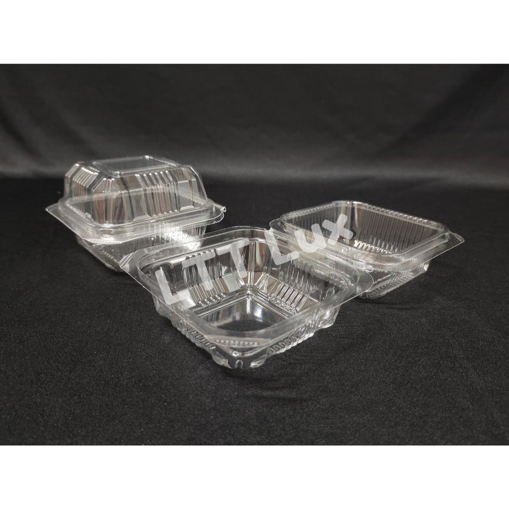 Kuih Container L016 / Disposable Plastic Clear Bakery Container / Bekas ...