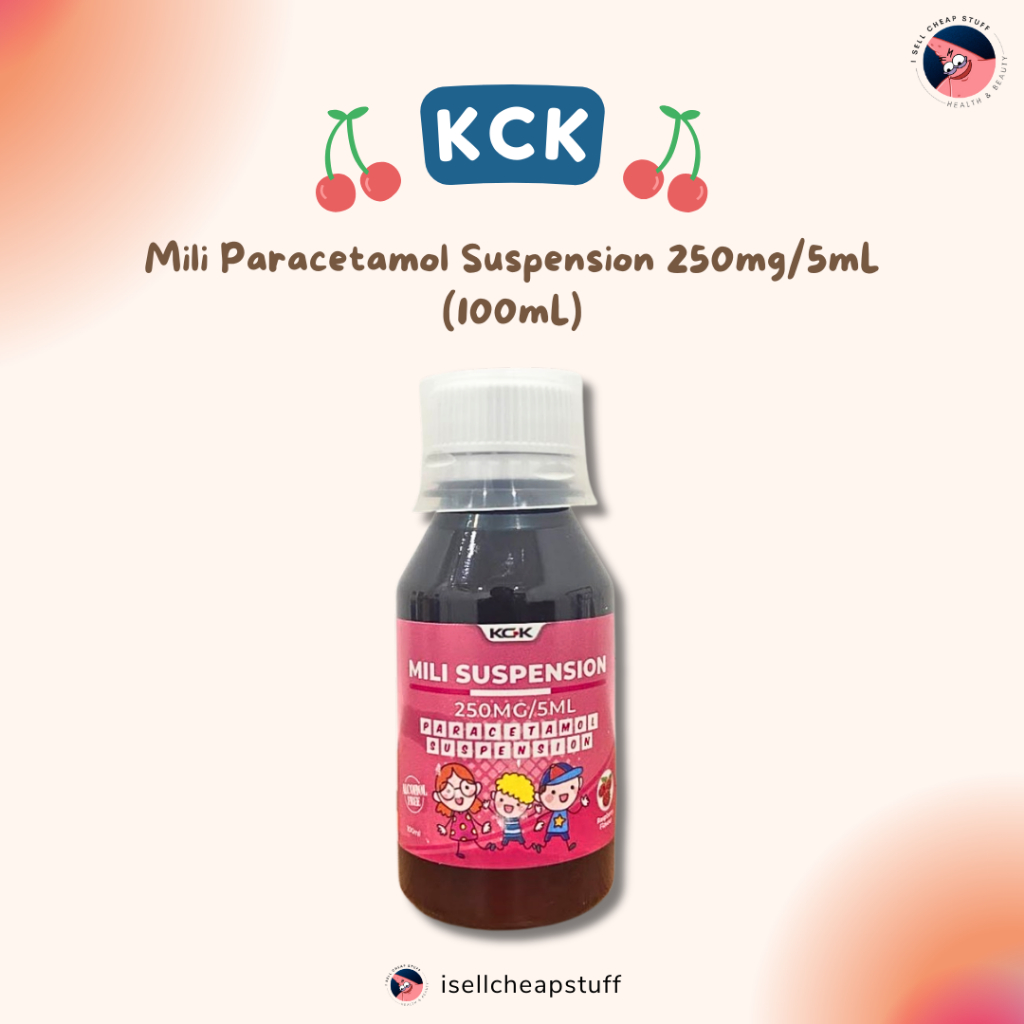 KCK Mili Paracetamol Suspension 250mg/5mL [100mL] (EXP: 05/2026 ...