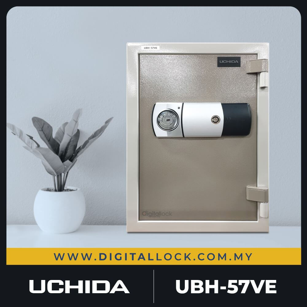 (KV Area Only) UCHIDA SAFE UBH-57VE Peti Besi Jepun Safe Box Fireproof 57KG | Shopee Malaysia