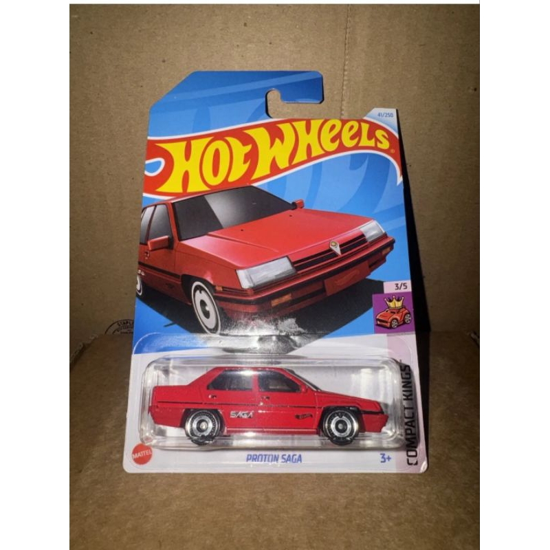 Hot Wheels Proton Saga Merah *minor crease card* | Shopee Malaysia