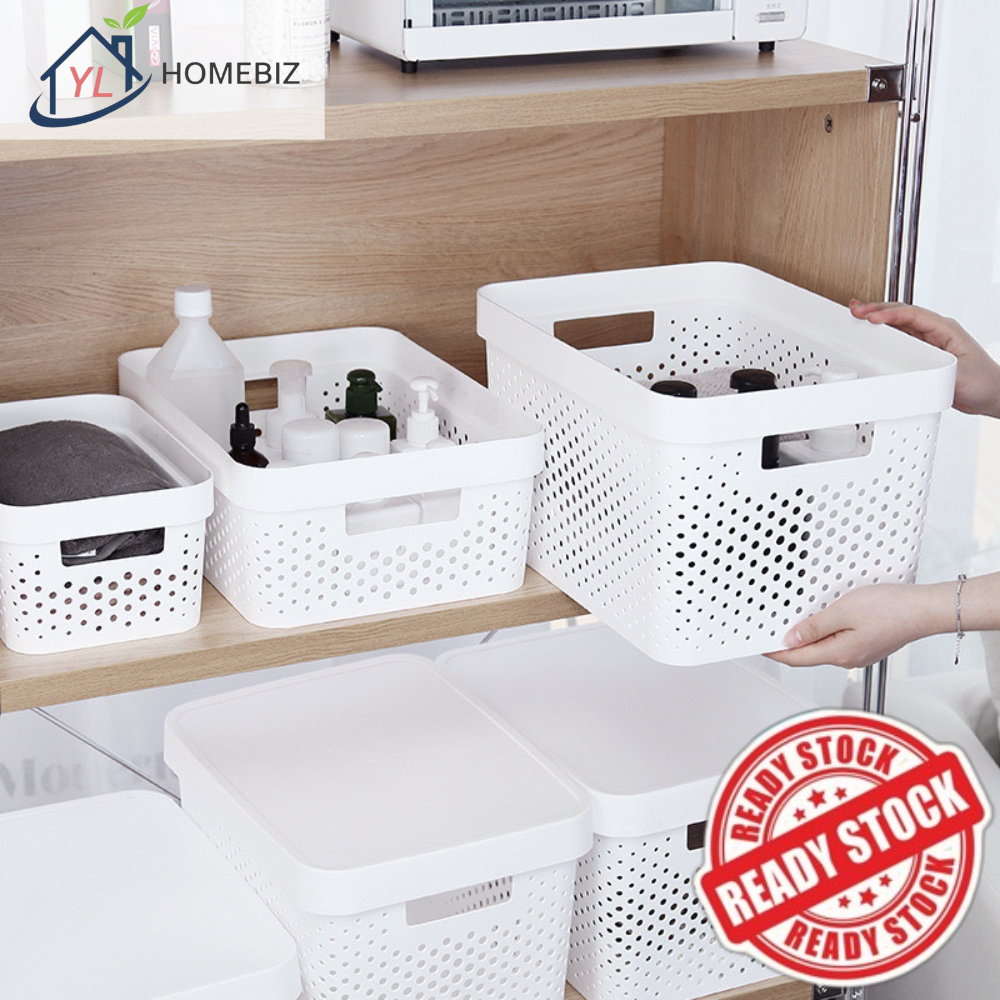 Kotak Simpanan Mesh 11L/17L Untuk Rumah & Kabinet | Mesh Storage Box ...