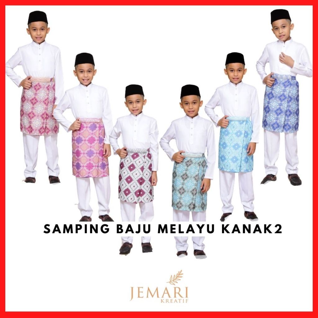 Instant Samping Raya Kids - KAIN LEMBUT PRINTED "Lakaran" SAMPIN RAYA ...