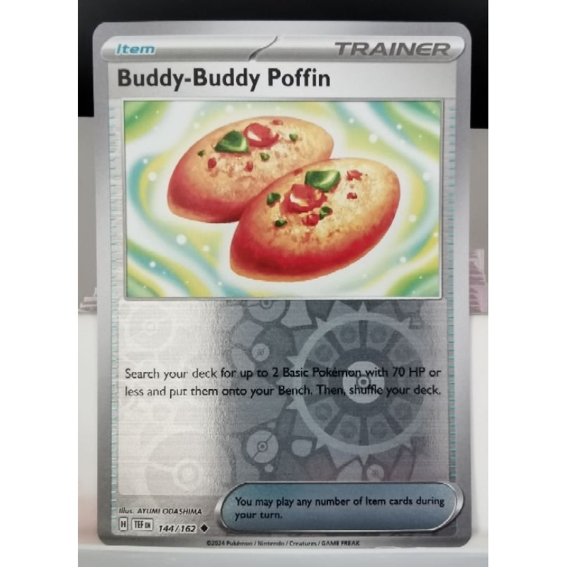 Pokémon TCG Player's Section - Buddy-Buddy Poffin(ReverseHolo) | Shopee ...