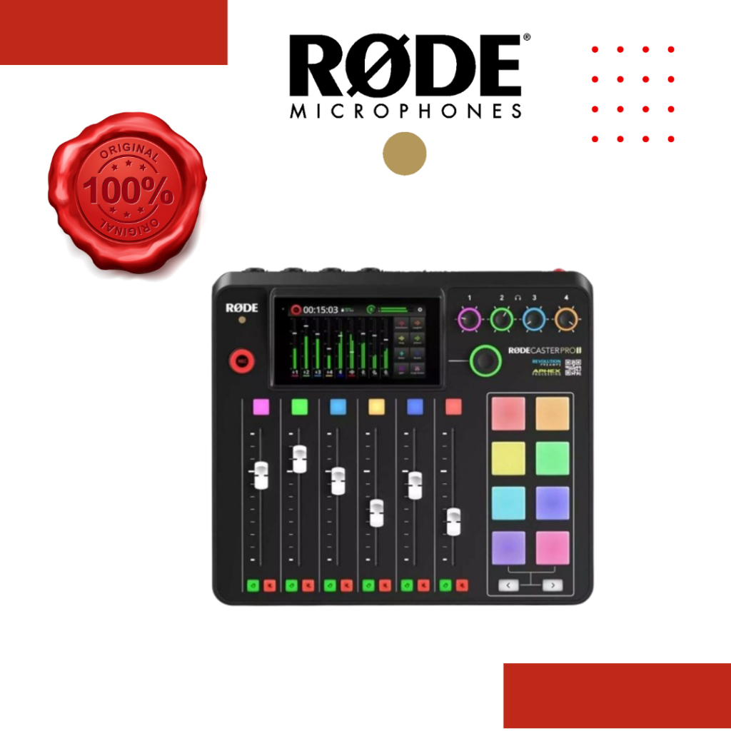 RODE CASTER PRO II Integrated Podcast Production Console Rode CasterPro ...