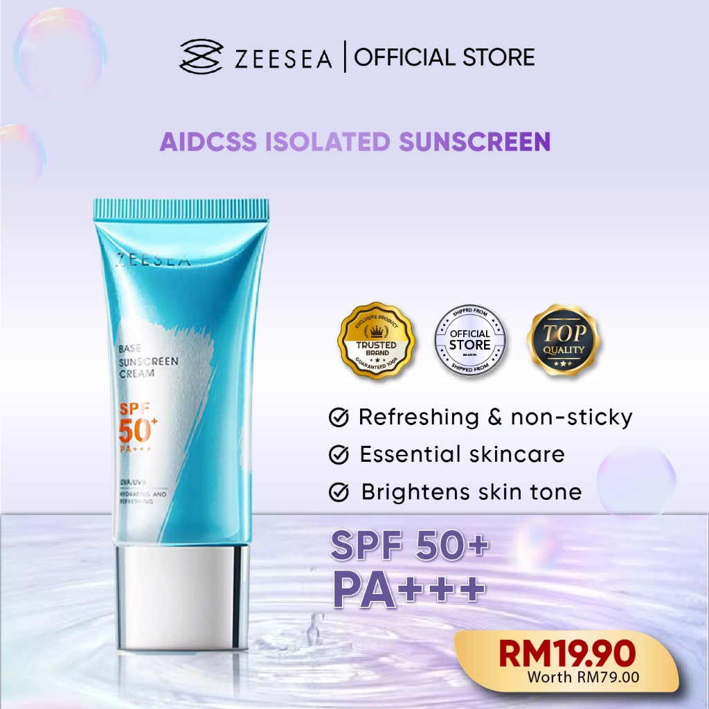 ZEESEA Aidcss Base Sunscreen Cream (30g) 滋色Aidcss隔离防嗮霜 | Shopee Malaysia