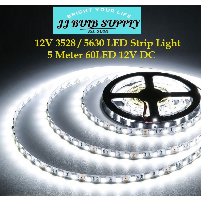 [Warehouse Clearance] 12V 3528 5630 Led Strip Light 5Meter 60LED (12V ...