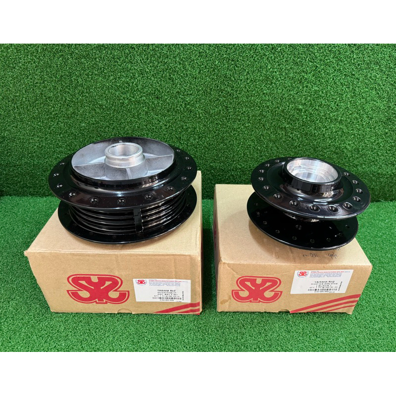 SYS Hub/Gantang Black Yamaha RXZ Front Hub (Disc) Rear Hub STD36 (HEAVY ...
