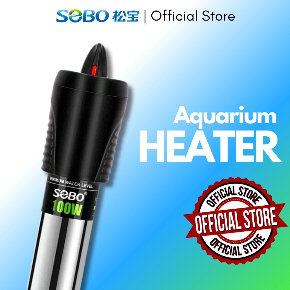 Sobo Stainless Steel Premium Quality Aquarium Heater Water Temperature Control Adjust Suhu Air ...