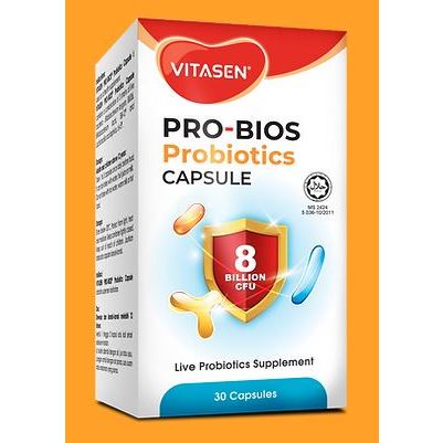 VITASEN PRO-BIOS Probiotics Capsules 30s - Probios | Shopee Malaysia