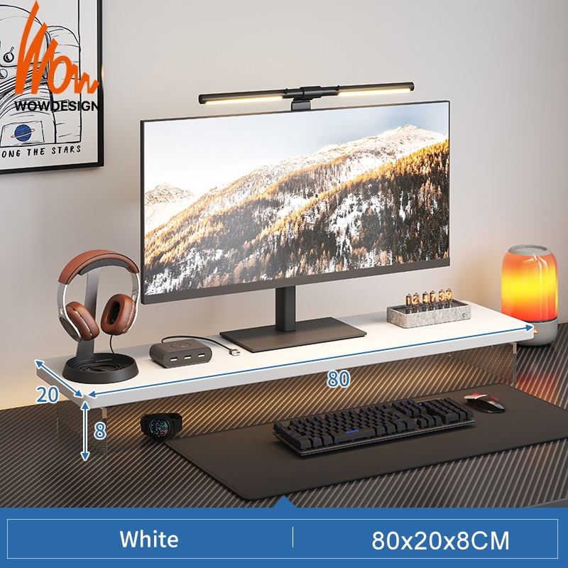 Monitor Stand Raiser Screen Increase Shelf Base Riser Laptop Stand ...