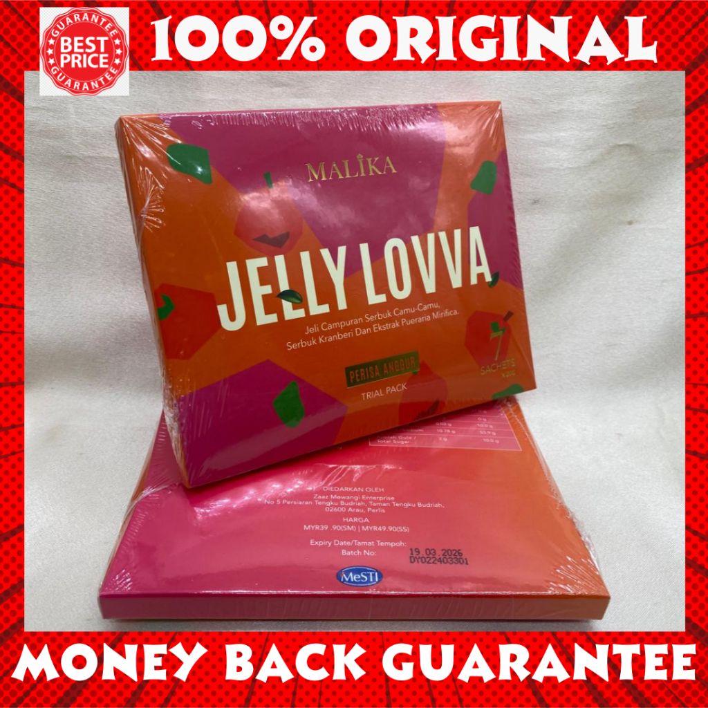 JAMU MODEN STICK JELLY LOVVA PERISA ANGGUR TRIAL BY MALIKA || 100% ...