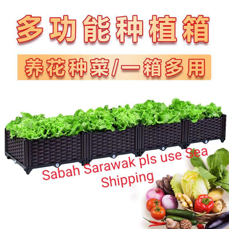 Flower Box Pot / Vegetable Planting Box Pot / 种菜盆 / 种植箱 | Shopee Malaysia