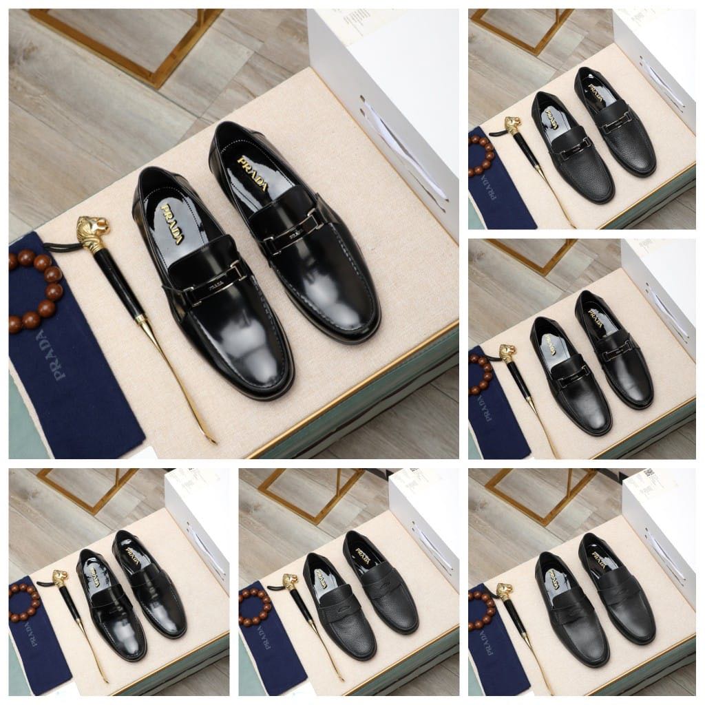 Shoes business PD simple font logo design genuine calfskin leather ...