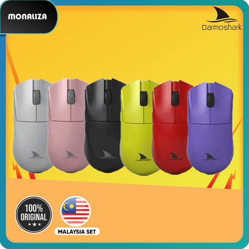 [ PROMOSI 7.7 ] Darmoshark M3S Varun Wireless Gaming Mouse – Black / Pink / Purple / Red / White ...