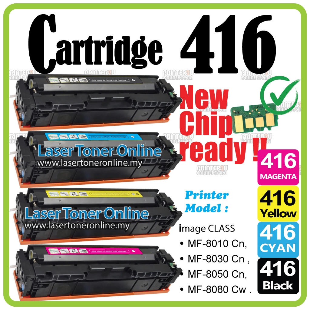 Compatible to Canon Cartridge 416 MF8010cn MF8030cn MF8050cn MF8080cw i ...
