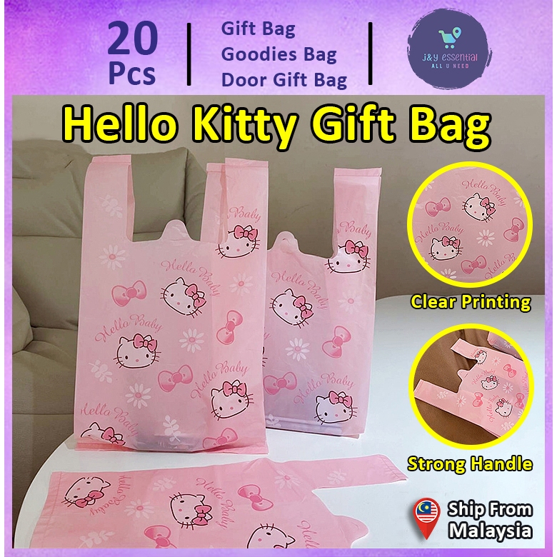 Gift Bag 20pcs Goodies Bag Door Gift Birthday Wedding Party (50) Hello ...