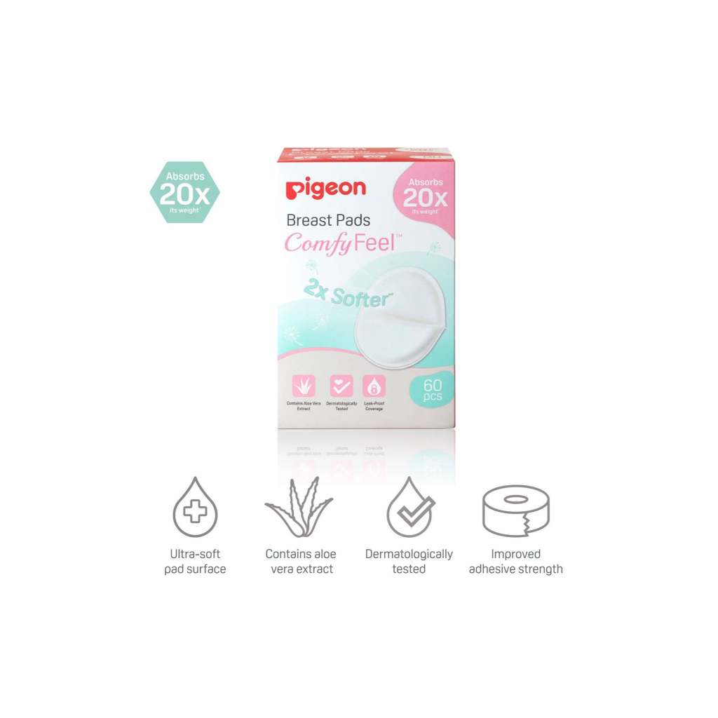 Pigeon Disposable Breast Pad Comfyfeel - 60 Pack | Shopee Malaysia