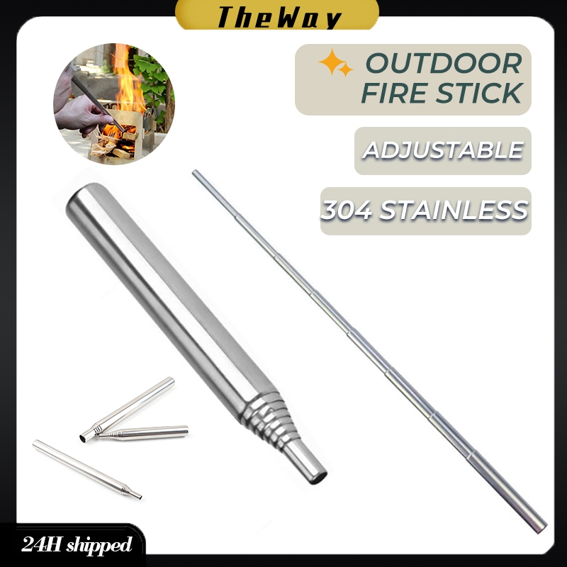 Outdoor Emergency Telescopic Fire Pipe Survival Camping Equipment ...