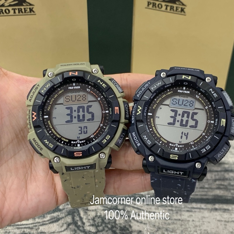 100% ORIGINAL CASIO PROTREK PRG-340SC-5/PRG-340SC-2 Dura Soft band made ...