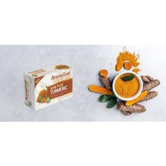 100% Original, ARENA GOLD GLOWING ACNE PLUS TURMERIC SOAP - From ...