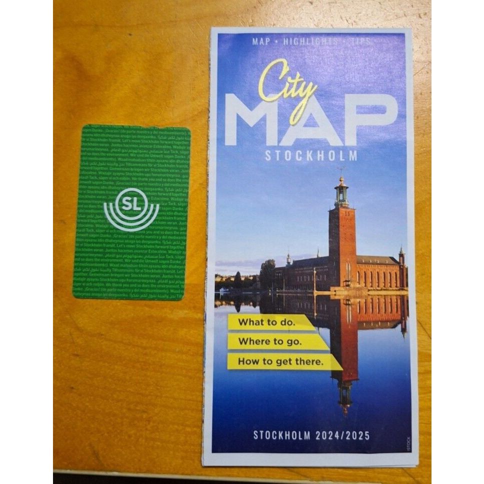 Sweden SL Public Transport Rail Subway Train Bus Card Worth SEK104 FREE ...