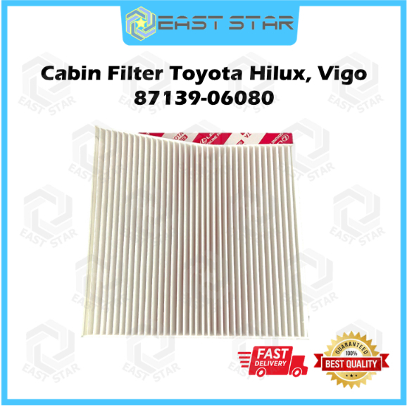 Toyota Cabin Filter for Hilux KUN25 Vigo KUN26 87139-06080 Slanting ...