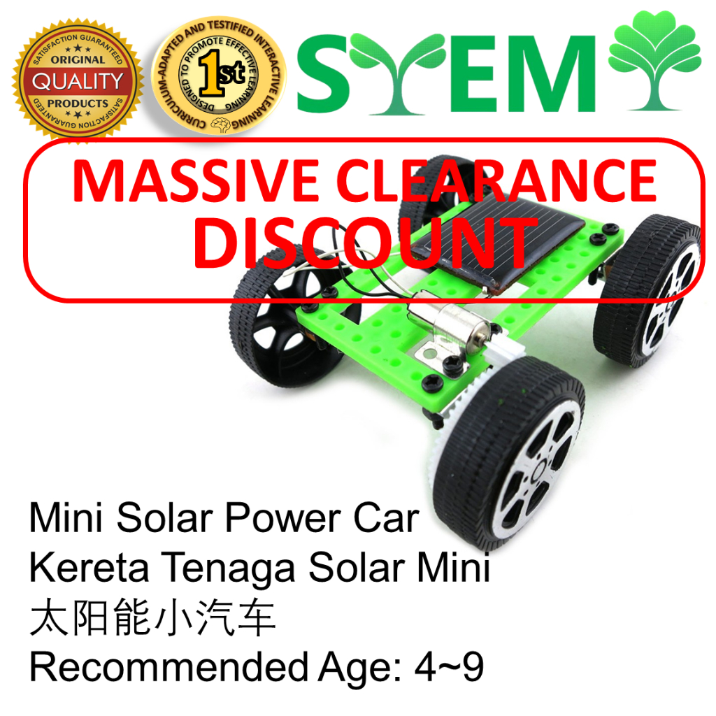 DIY Solar Power Car / Kereta Tenaga Solar / 太阳能汽车 STEAM/STEM MASSIVE ...