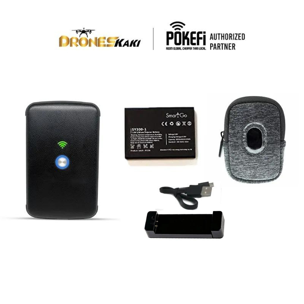 Pokefi Pocket WiFi + Battery + Charger + Pouch (Authorized Partner ...