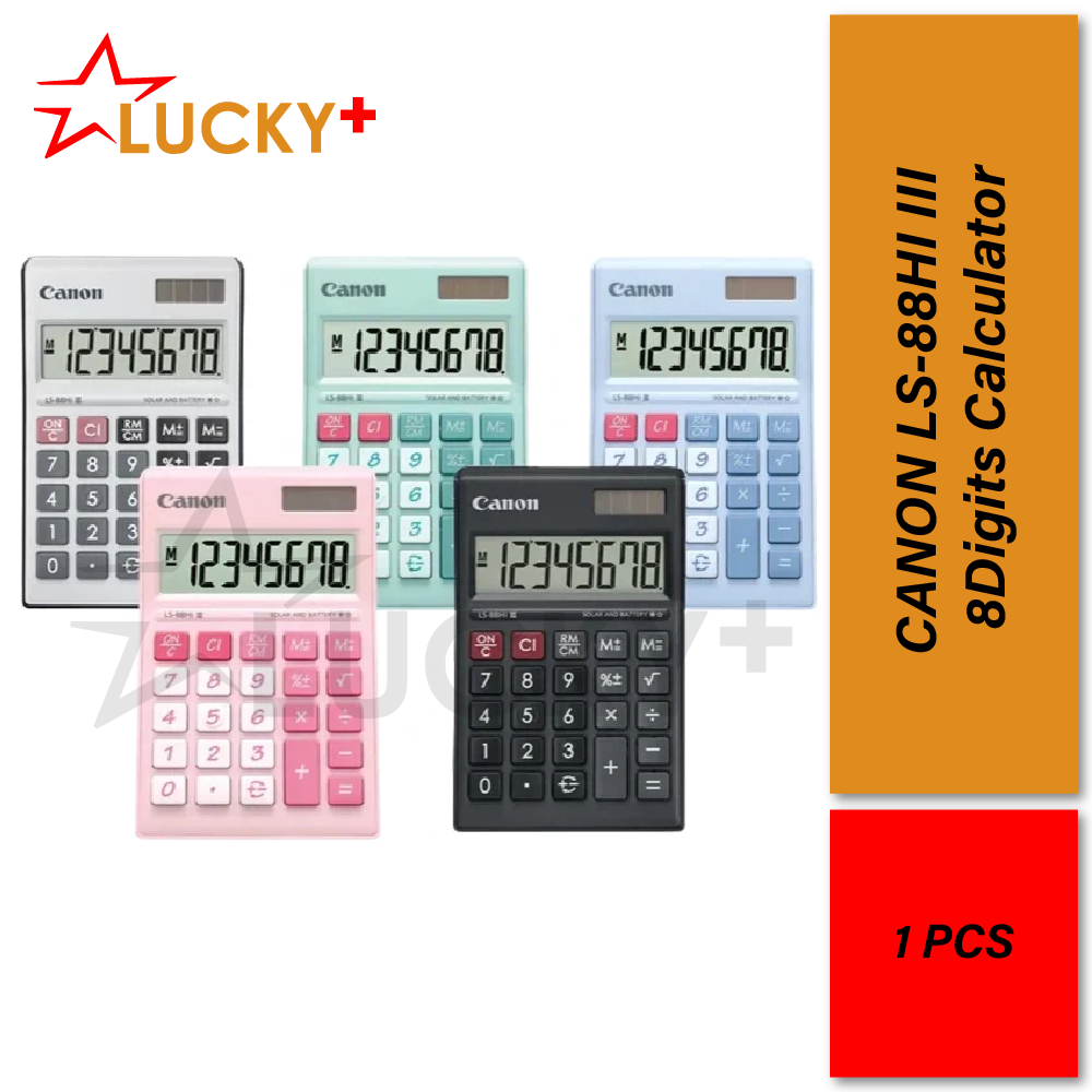 (100% Original) Canon Calculator LS-88HI III (1pcs) | 8Digits ...