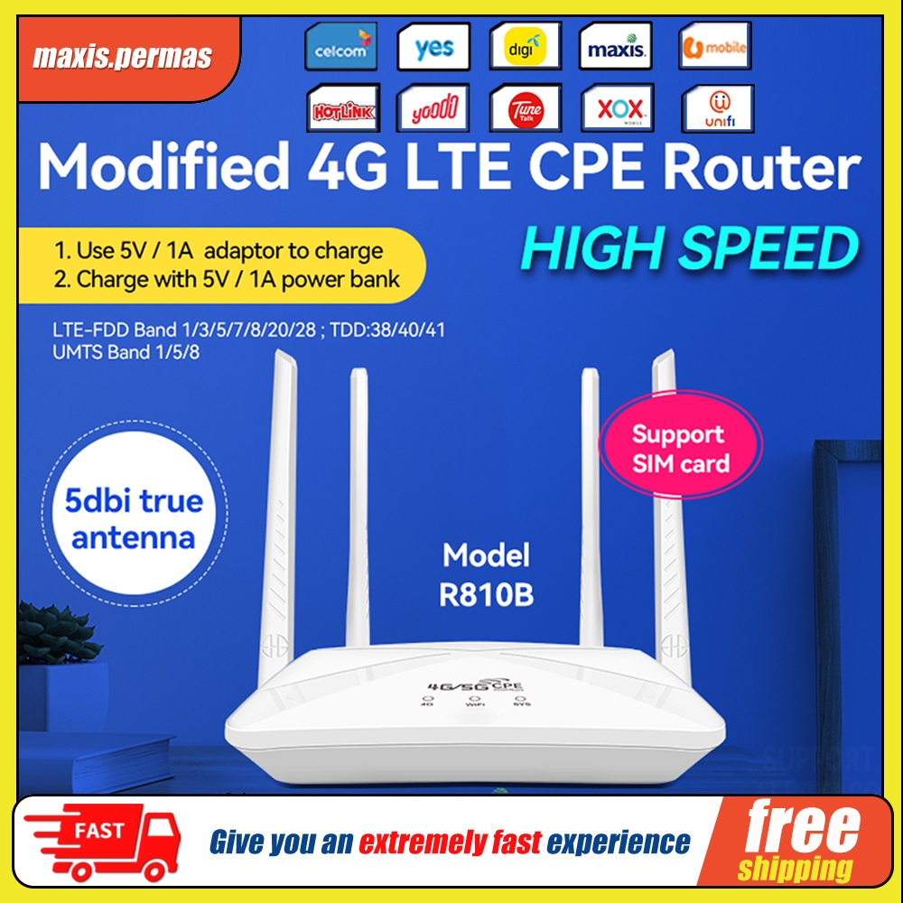 🎟️R8B,Purple 4 Antenna Modified Modem,ALL 3G/4G LTE Modified Wifi ...