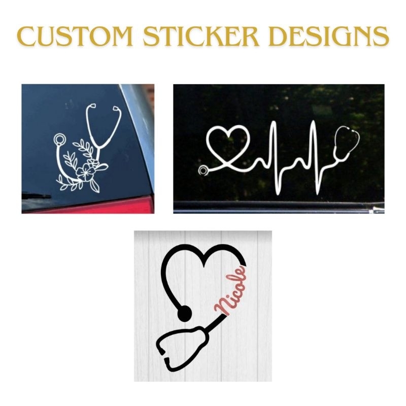 CUSTOM DESIGN FOR STICKERS. CAR STICKER DESIGNS. | Shopee Malaysia