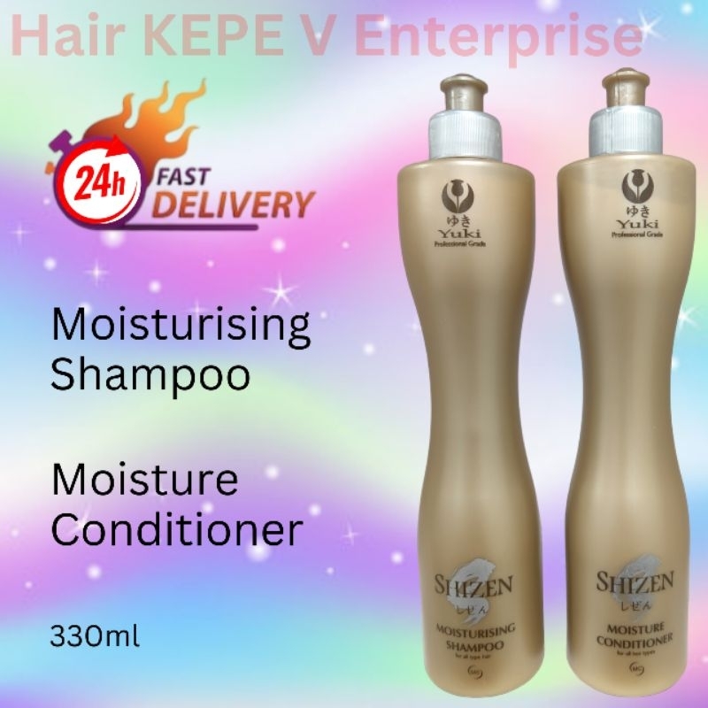 SHIZEN Moisture Conditioner 330ml / Moisturising Shampoo 330ml | Shopee ...